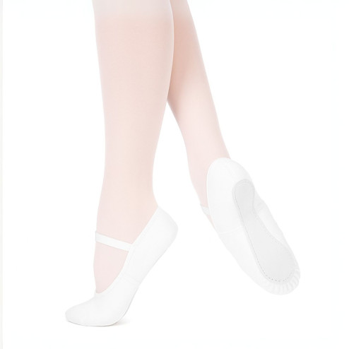 Ballettschläppchen durchgehende Sohle für Kinder Anfänger.