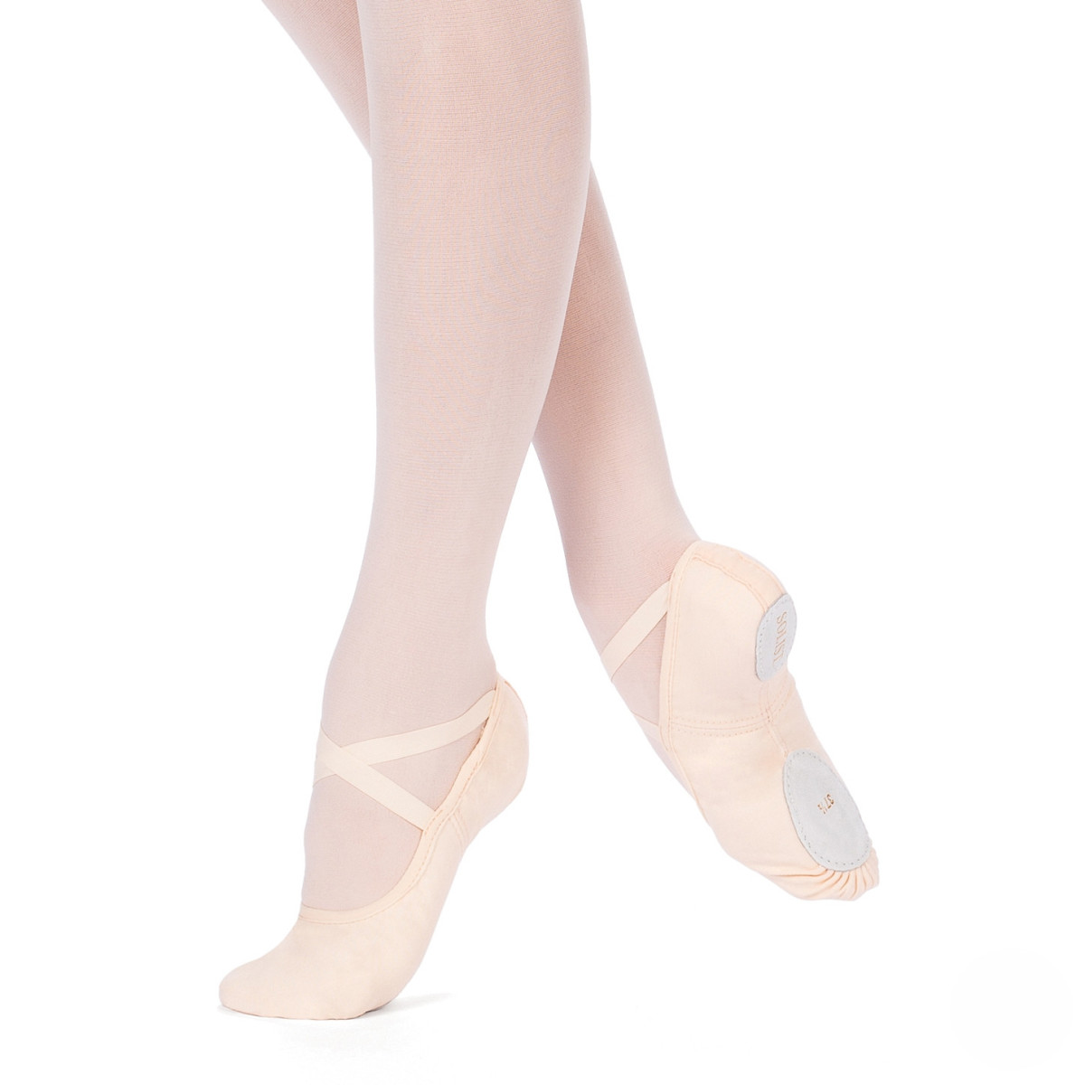 Light-weight stretch soft canvas ballet shoe for dancers of every level