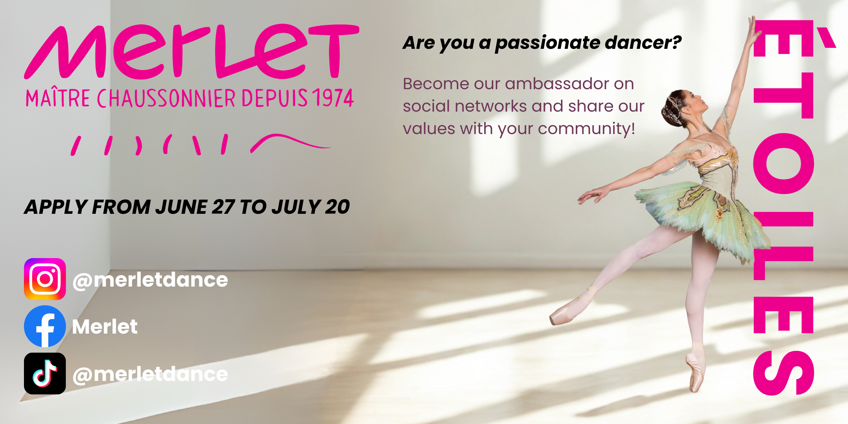 Become a Merlet Étoile for the 2025–2026 Season! - MERLET DANCE